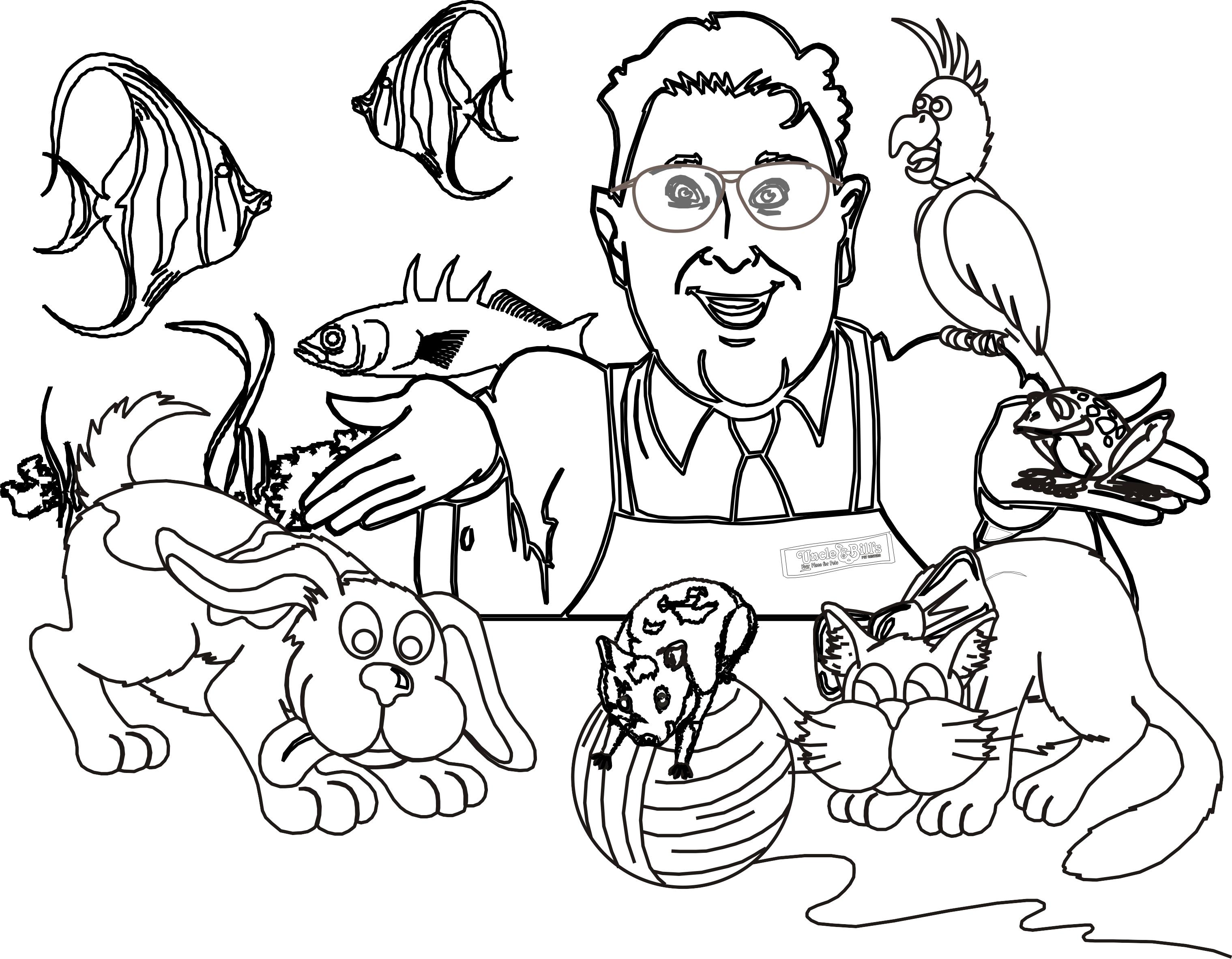 uncle coloring pages printable